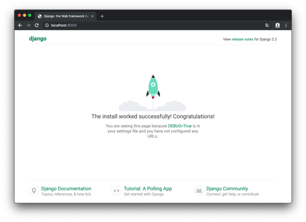 DjangoとVue.jsで作るWEBアプリ（その1: 設定編） | nMoMo's